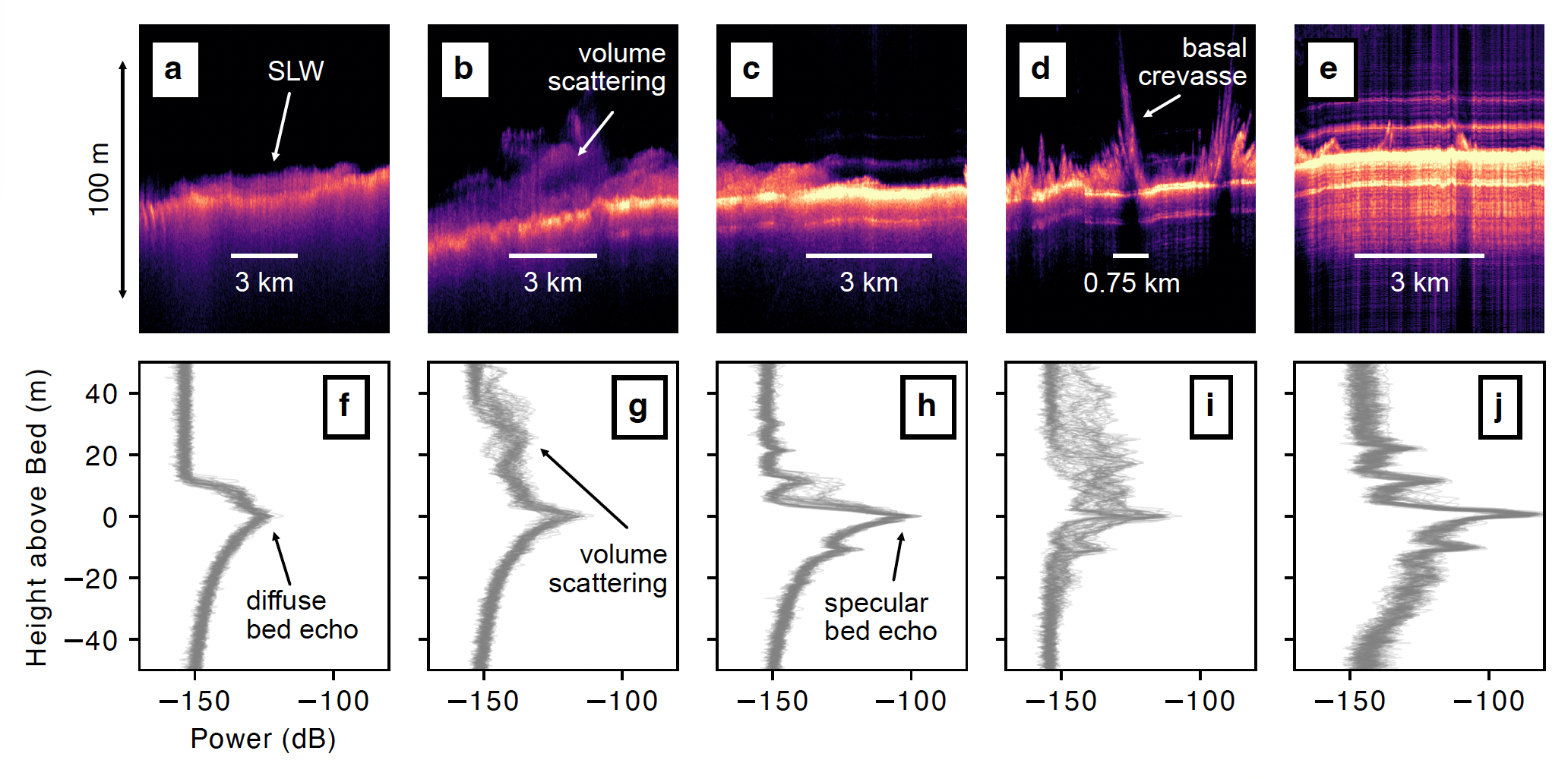 Entrained Water in Basal Ice Suppresses Radar Bed‐Echo Power at Active ...